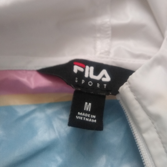 Fila | Jackets & Coats | Fila Ombre Multi Color Windbreaker Jacket ...